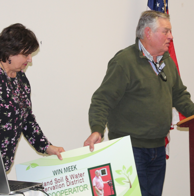 Meek, Meinzer honored by Richland Soil & Water Conservation District