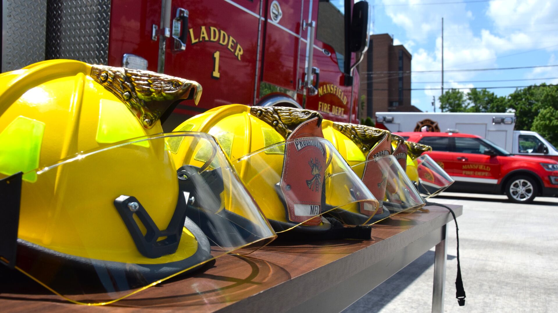 GALLERY: Mansfield Fire Department welcomes five new firefighters