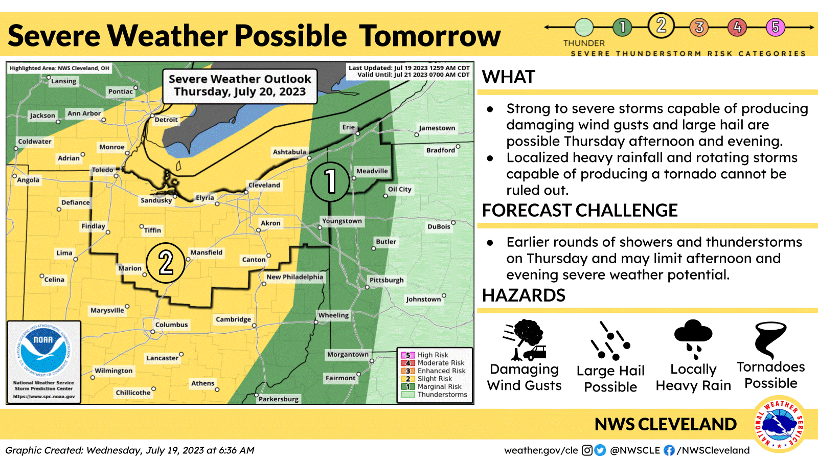 Bad weather in the offing? NWS predicts multiple rounds of showers, t ...